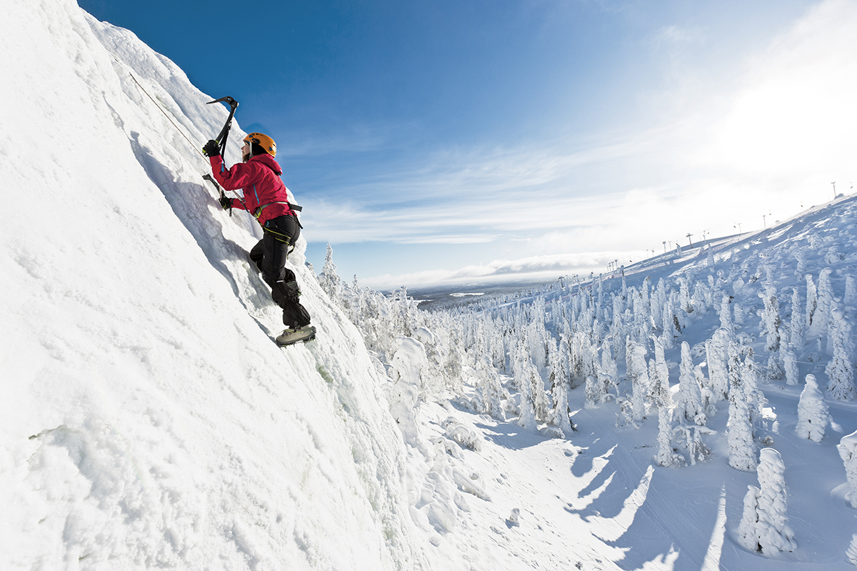 Ice climbing in Ruka Ski resort (4 hours) - Outdoor Passion